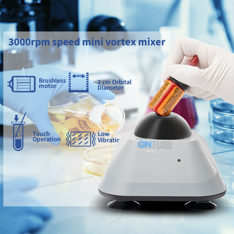 ONiLAB Mini Vortex Mixer with Touch Function, Lab mixing, Nail Polish