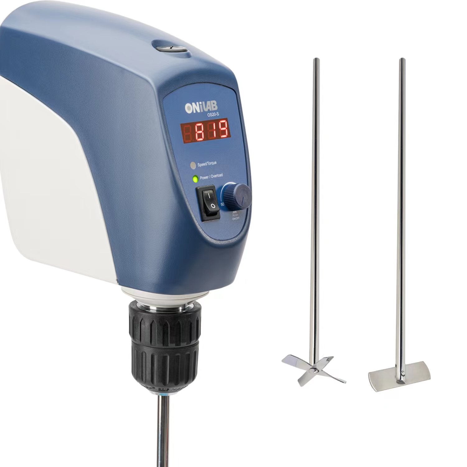 ONiLAB Electric Overhead Stirrer, LED Digital Overhead Stirrer Mixer w